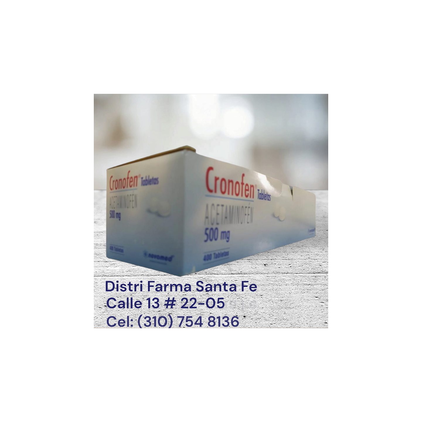 CRONOFEN 500MG X 100 TABLETAS