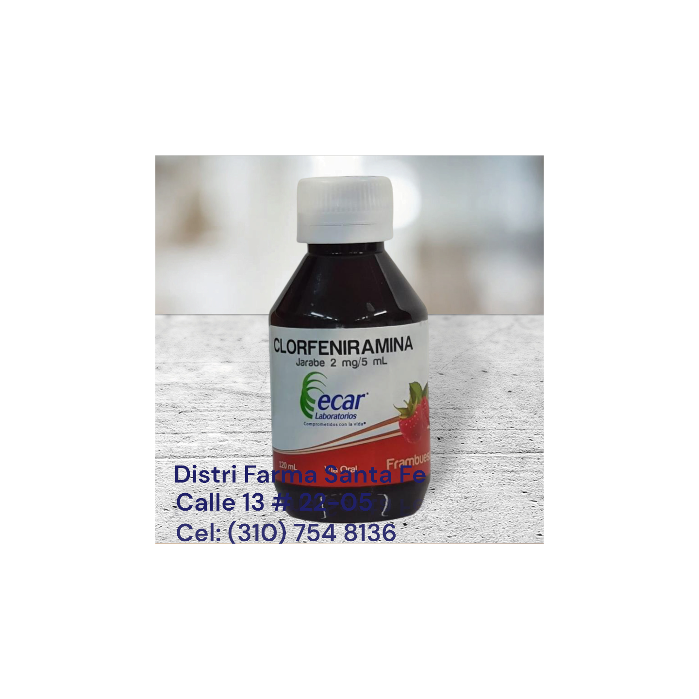 CLORFENIRAMINA JARABE X 120ML