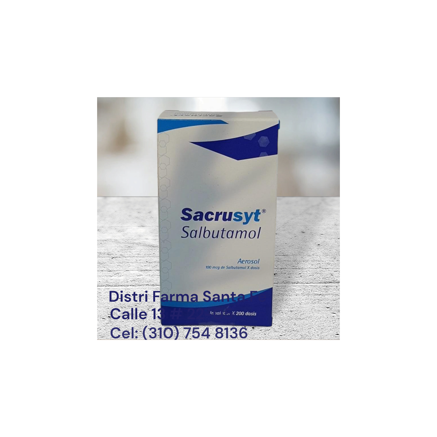 SACRUSYT INHALADOR X 200 DOSIS (SALBUTAMOL)