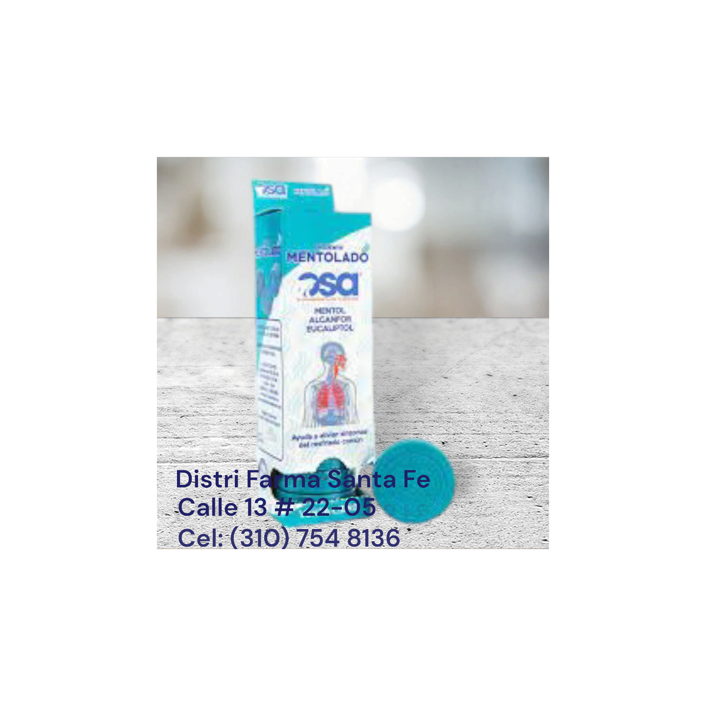 UNGUENTO MENTOLADO OSA 7GR X 12 LATAS