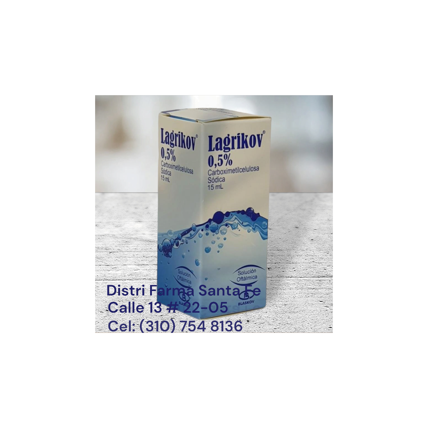 LAGRIKOV GOTAS OFTALMICAS 0.5%