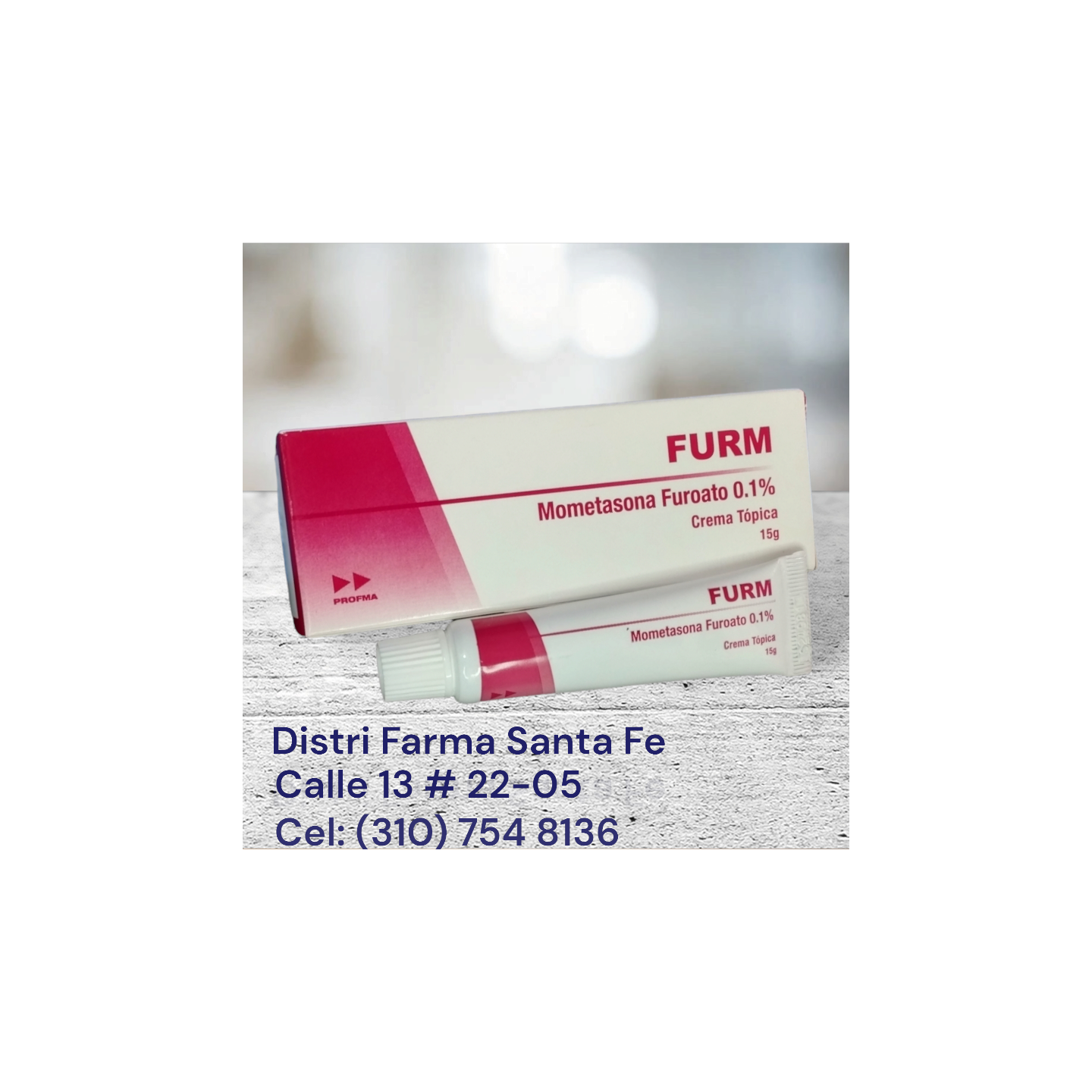 FURM CREMA TOPICA X 15G (MOMETASONA 0.1%)
