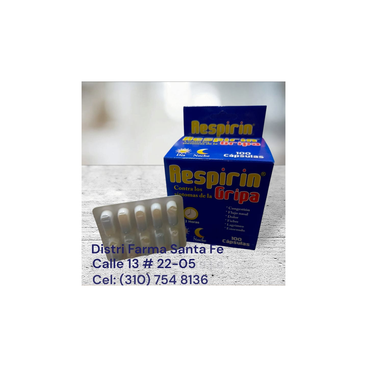 RESPIRIN GRIPA X 100 CAPSULAS
