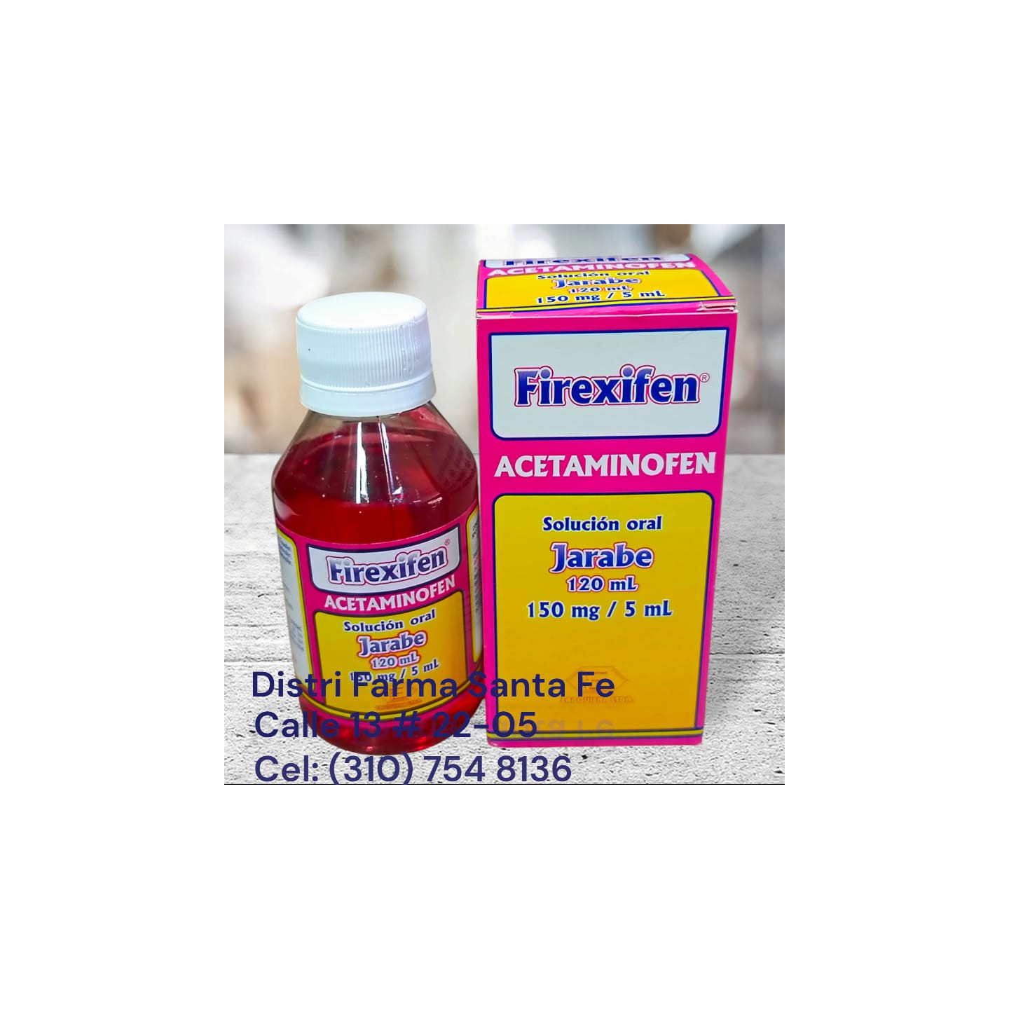 FIREXIFEN JARABE X 120ML (ACETAMINOFEN)