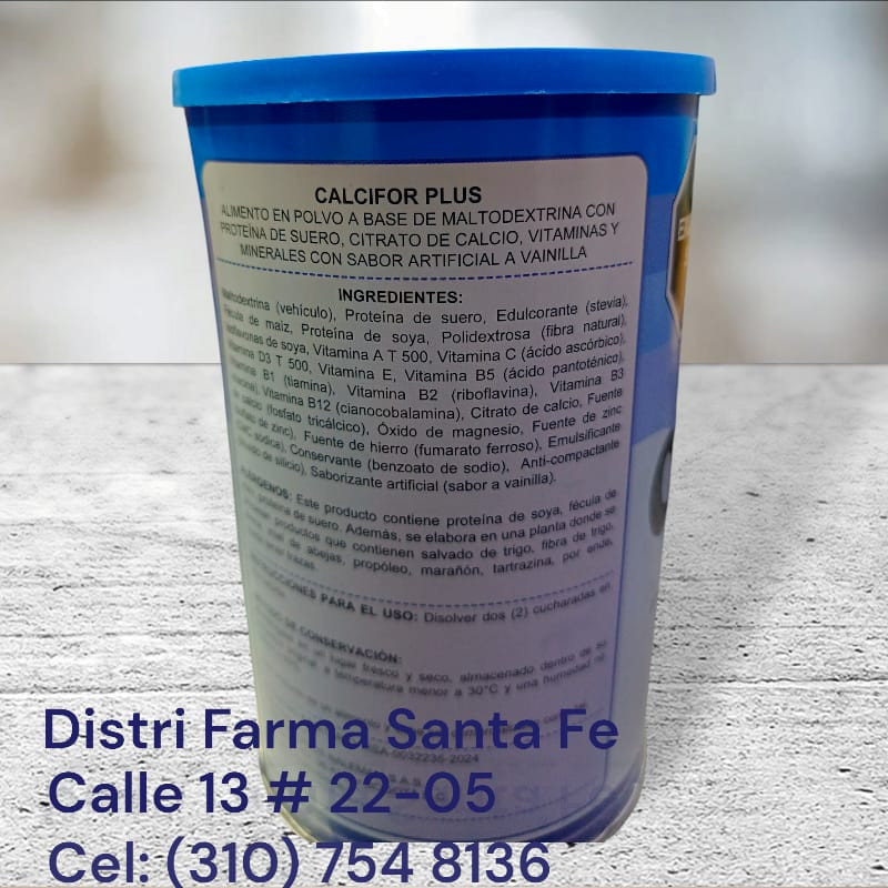 CALCIFOR CALCIO POLVO X 750GR (TARRO)