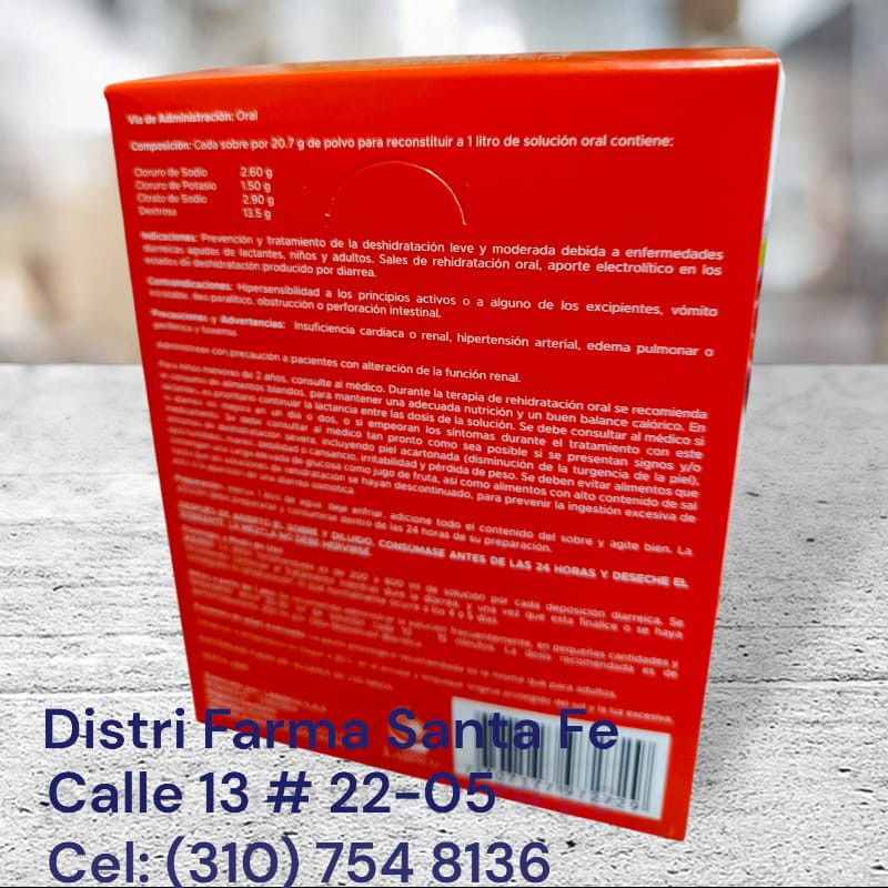 SOLHIDREX X 30 SOBRES (SUERO ORAL)