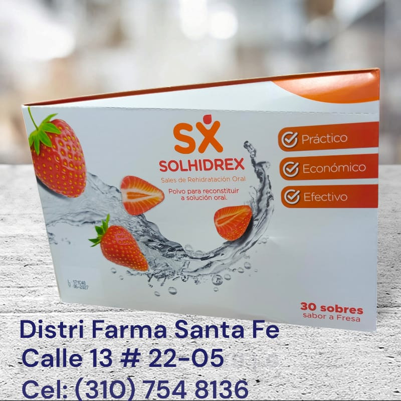 SOLHIDREX X 30 SOBRES (SUERO ORAL)