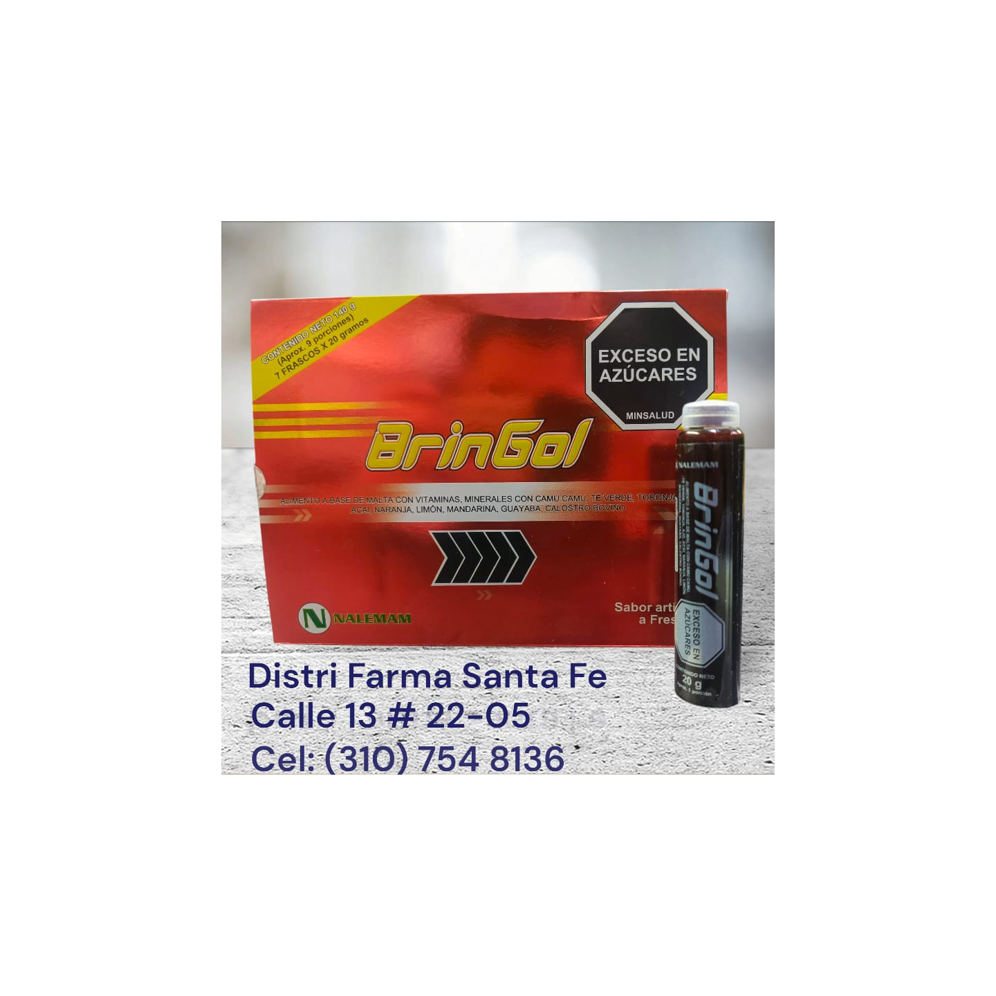 BRINGOL X 7 AMPOLLAS BEBIBLES (MULTIVITAMINICO)