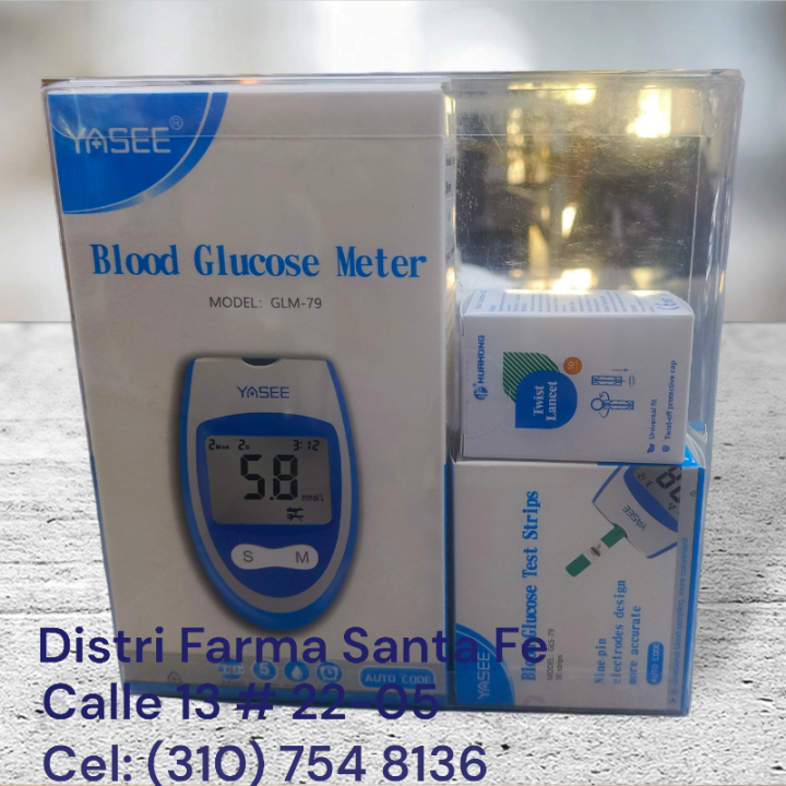 GLUCOMETRO + 50 LANCETAS (IVA)