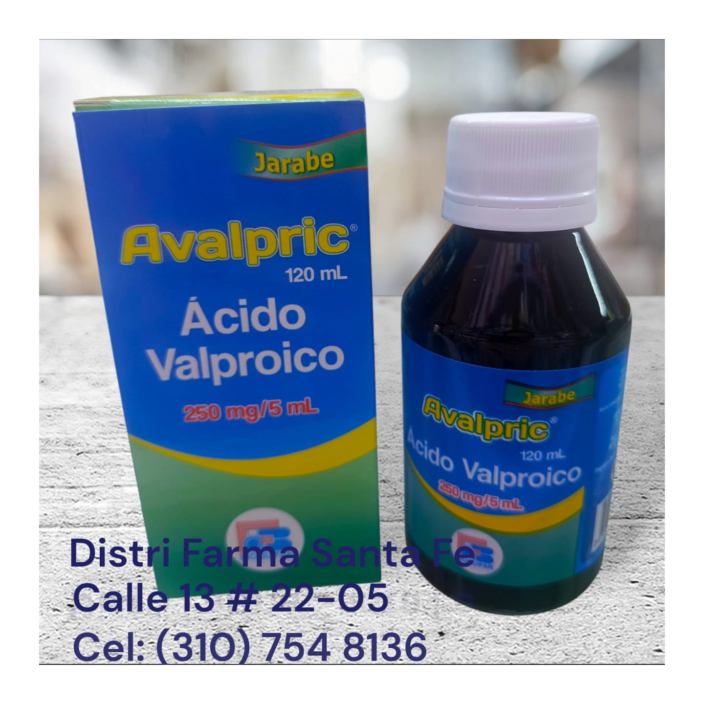 JARABE ACIDO VALPROICO FRASCO X 120ML