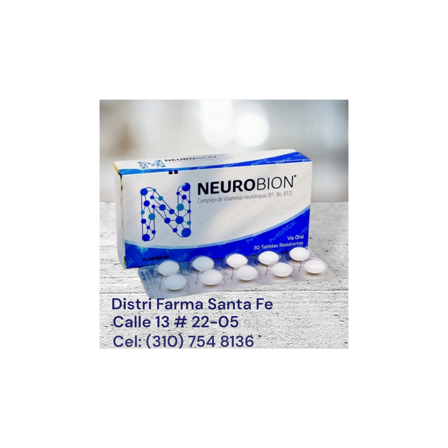 NEUROBION X 30 TABLETAS